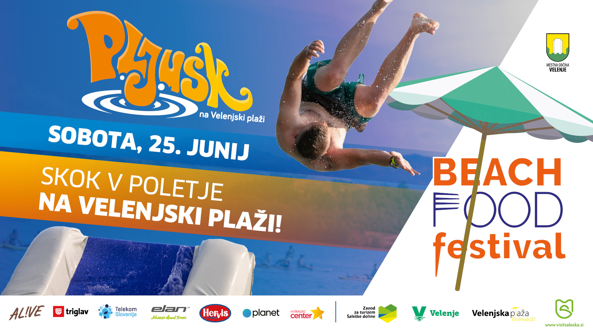 5. PLJUSK na Velenjski plaži | velenje.si