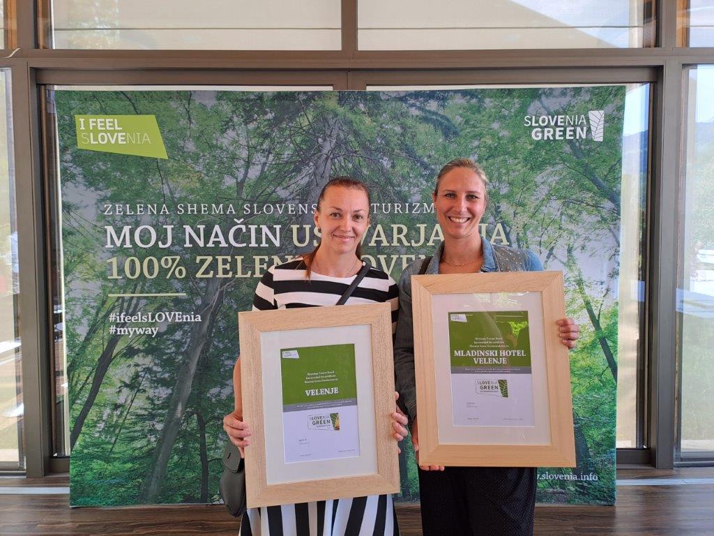 Velenje prejelo kar dve plaketi v okviru projekta Slovenia Green | velenje.si