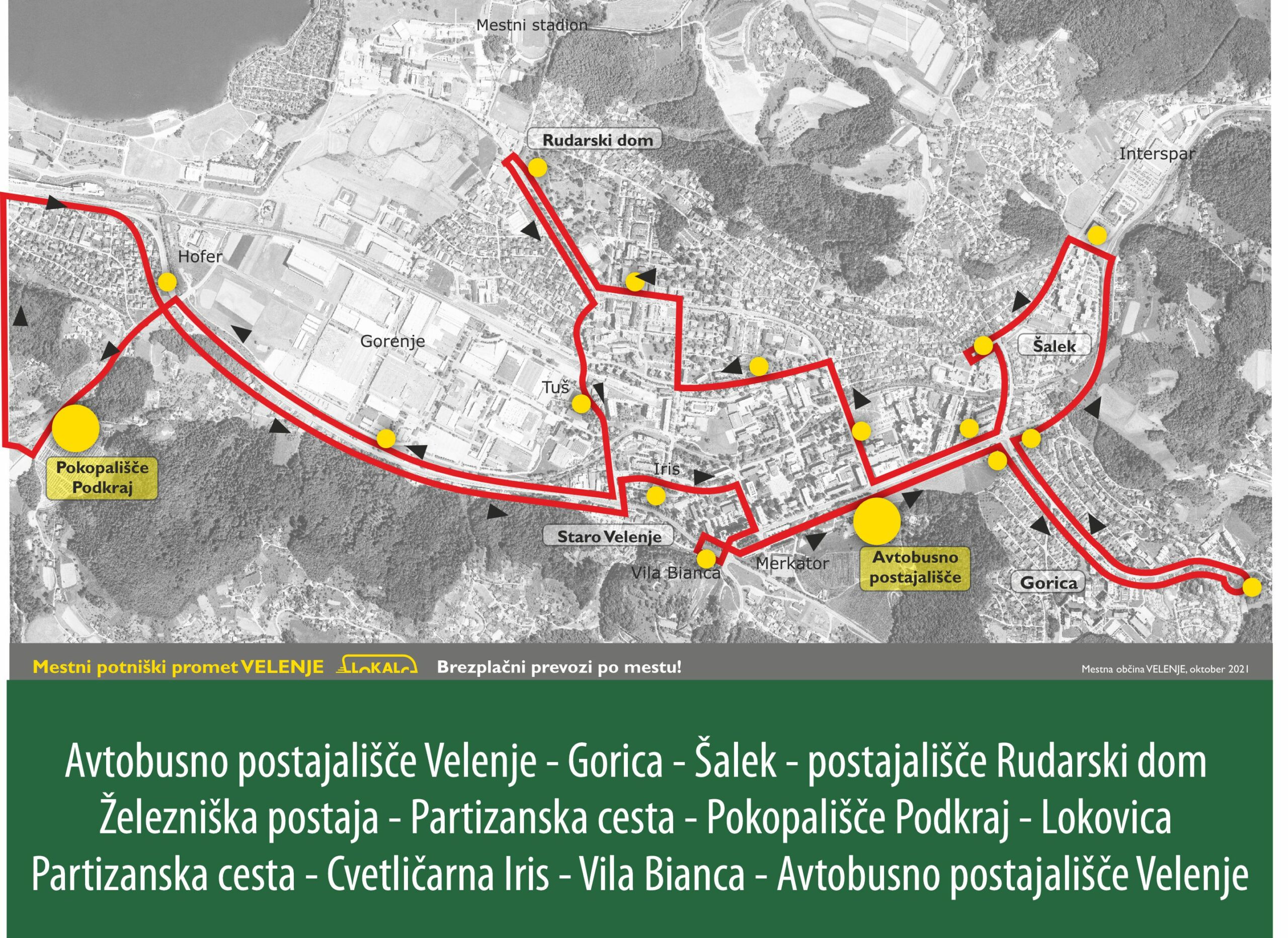 Ob dnevu spomina na mrtve z Lokalcem do pokopališča vsakih 30 minut ...