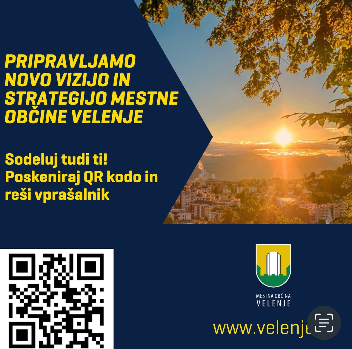 Sodeluj pri pripravi nove vizije in strategije našega mesta | velenje.si